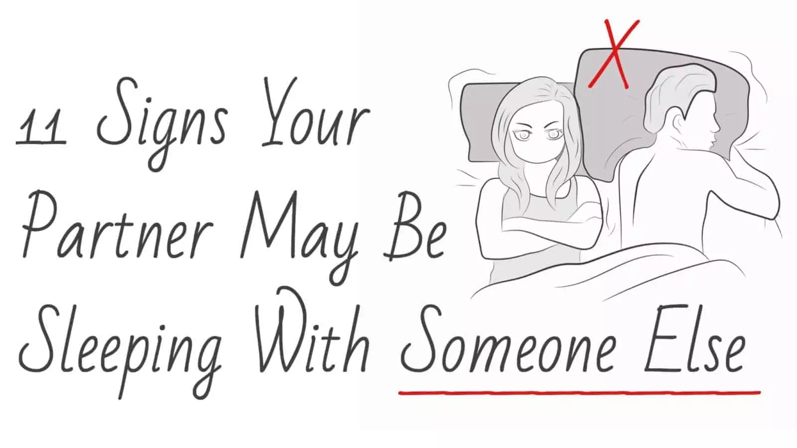 11 příznaků, že váš partner možná spí s někým jiným