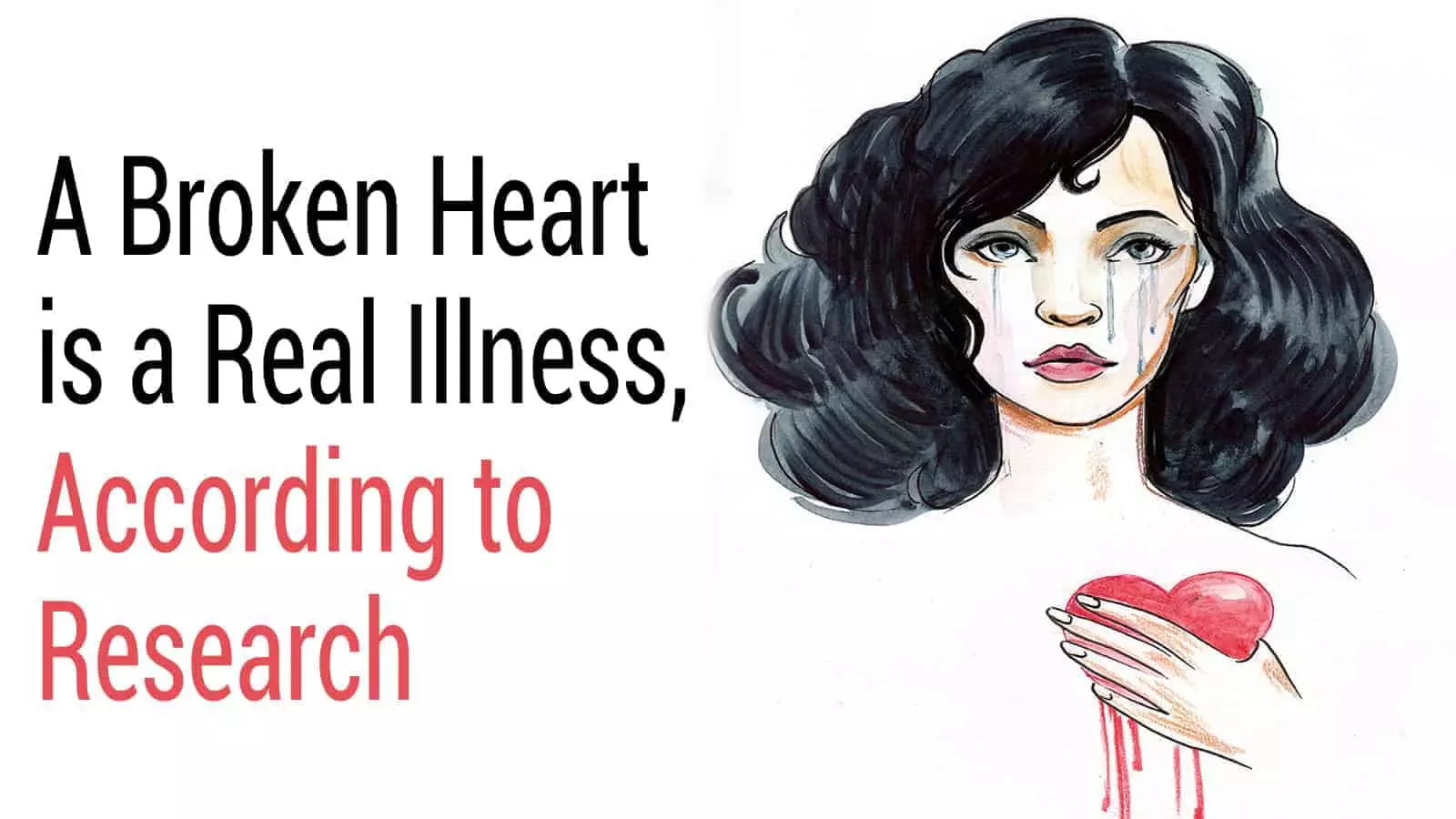 Un corazón roto es una enfermedad real, según una investigación